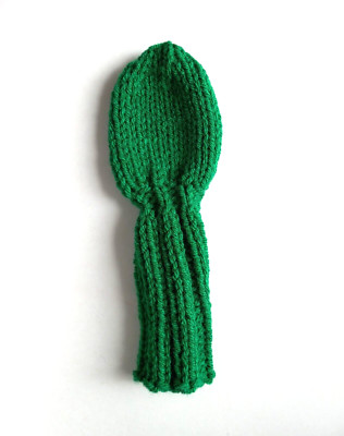 Bright Kelly Green Knit GOLF CLUB SOCK HEADCOVER 8" fit putter iron ...