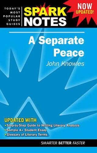 A Separate Peace (Spark Notes Literature Guide) - Paperback - VERY GOOD ...