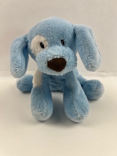 Baby Gund Spunky Blue White Puppy Dog Small Plush Stuffed Animal 8" -No ...
