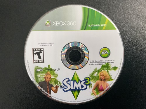 Sims 3 Platinum Hits Microsoft Xbox 360 Disc Only | eBay