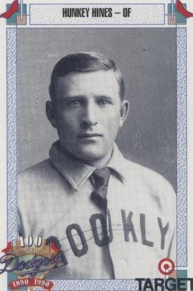 1990 Target Dodgers 100th Anniversary - Hunkey Hines #347 (RC) for sale ...