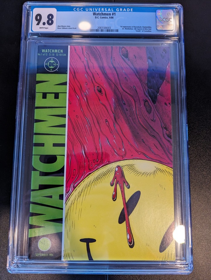 Complete Watchmen CGC 9.8 Lot Issue #4 is Signed | eBay