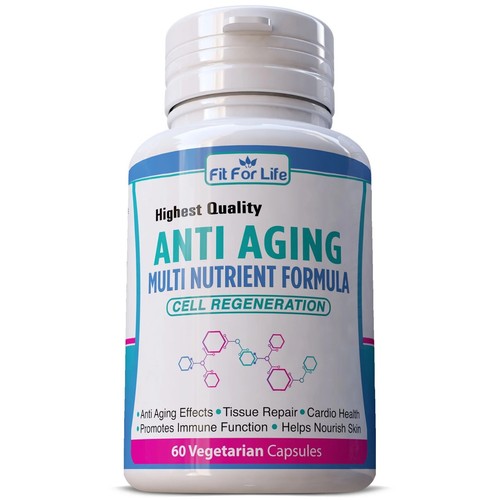 Anti Aging Cell Repair Pills Multi Nutrient Formula Longevity ...