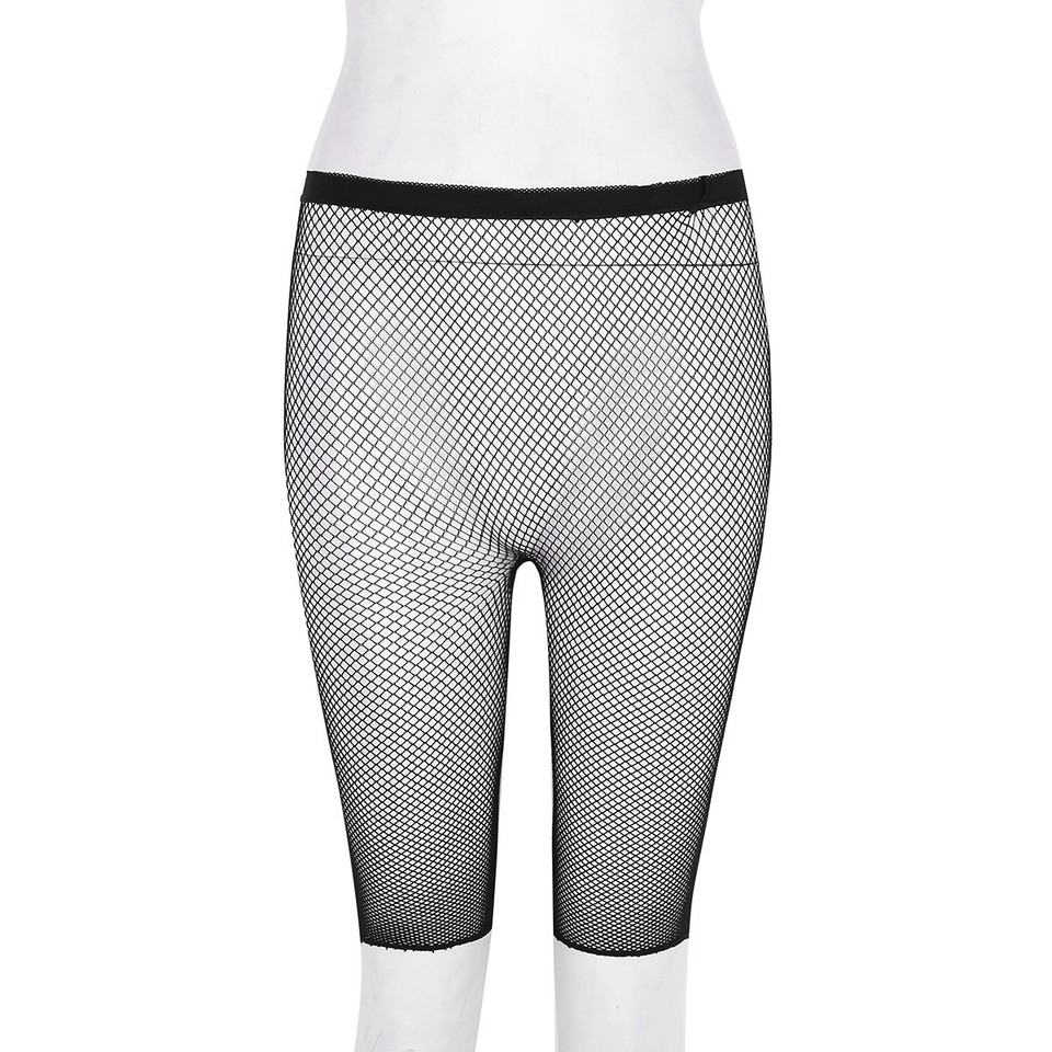 Women Stretchy Mesh See-Through Sheer Boyshorts Short Pants Underwear ...
