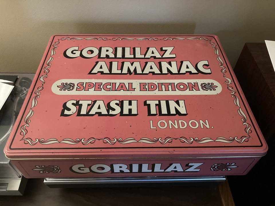 Gorillaz Signed Hewlett Stash Tin Almanac Art Print Memorabilia ...
