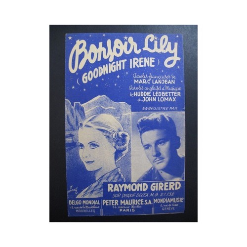 Porcelana Lily Goodnight Irene Raymond Mismo 1950 | eBay