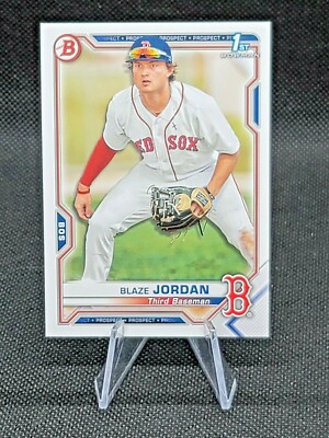 Blaze Jordan 2021 Bowman #BP-71 1st Prospect Rookie Card RC Red Sox QTY ...