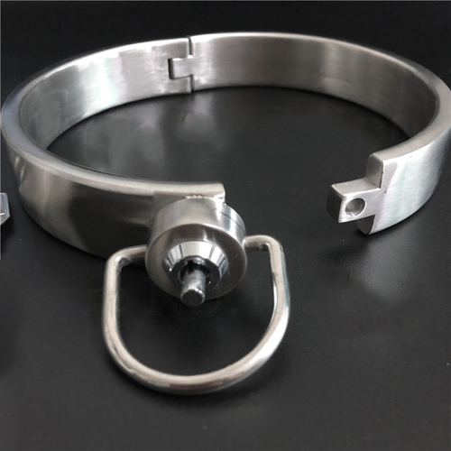 Heavy Duty Stainless Steel Neck Collar Bondage Restraint Choker with ...