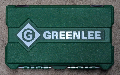 Greenlee 7238SB Slug-Buster Knockout Kit with Ratchet Wrench Punch Set ...