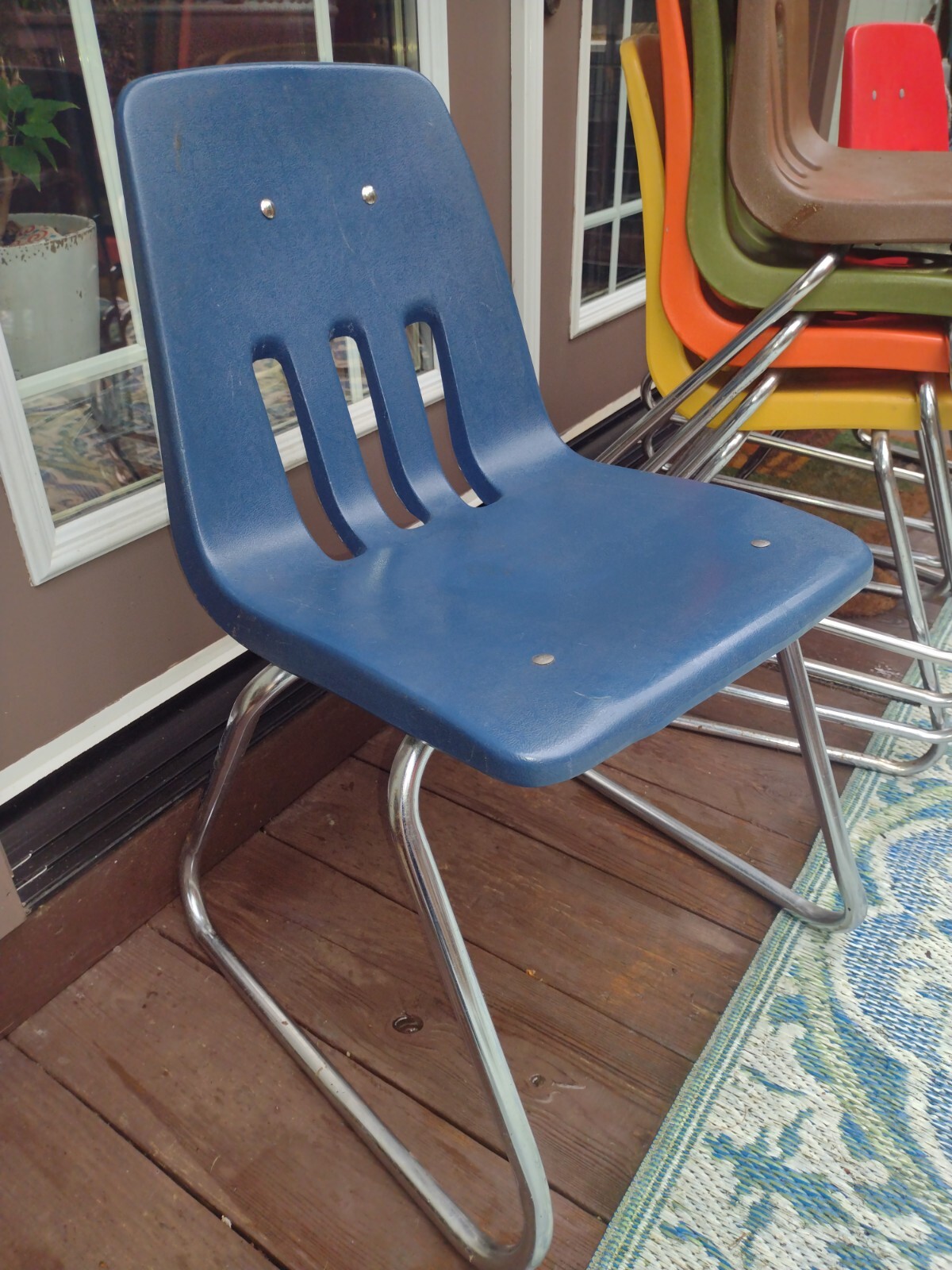 Vintage Plastic School Chairs
