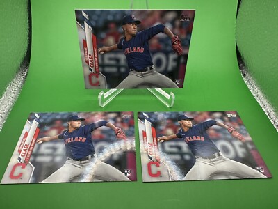 EMMANUEL CLASE 2020 Topps 3 Card RC Lot #390 - Cle | eBay