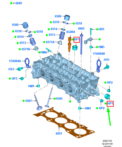 Bouchon de culasse FORD MONDEO MK5 W701441-S300 1127637 NOUVEAU ...