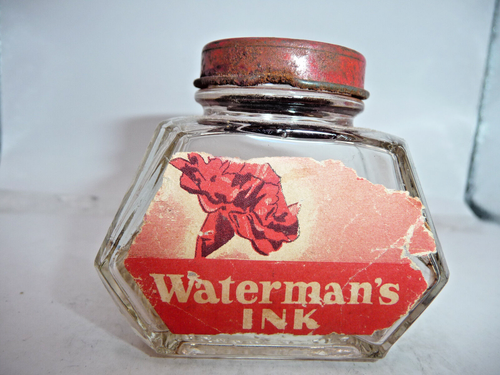 Waterman's Vintage 2 oz bottled ink ----Red | eBay