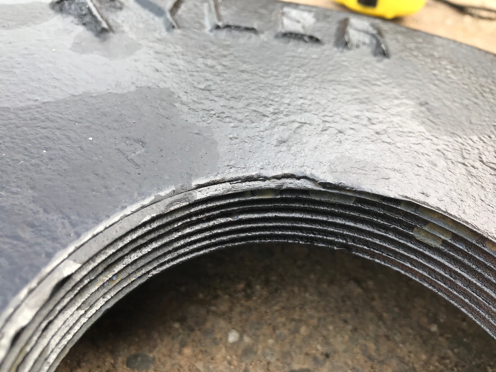 TYLER UNION 12” X 4” MECHANICAL JOINT MJ CAP 4” FNPT TAP 350 DI Made In ...