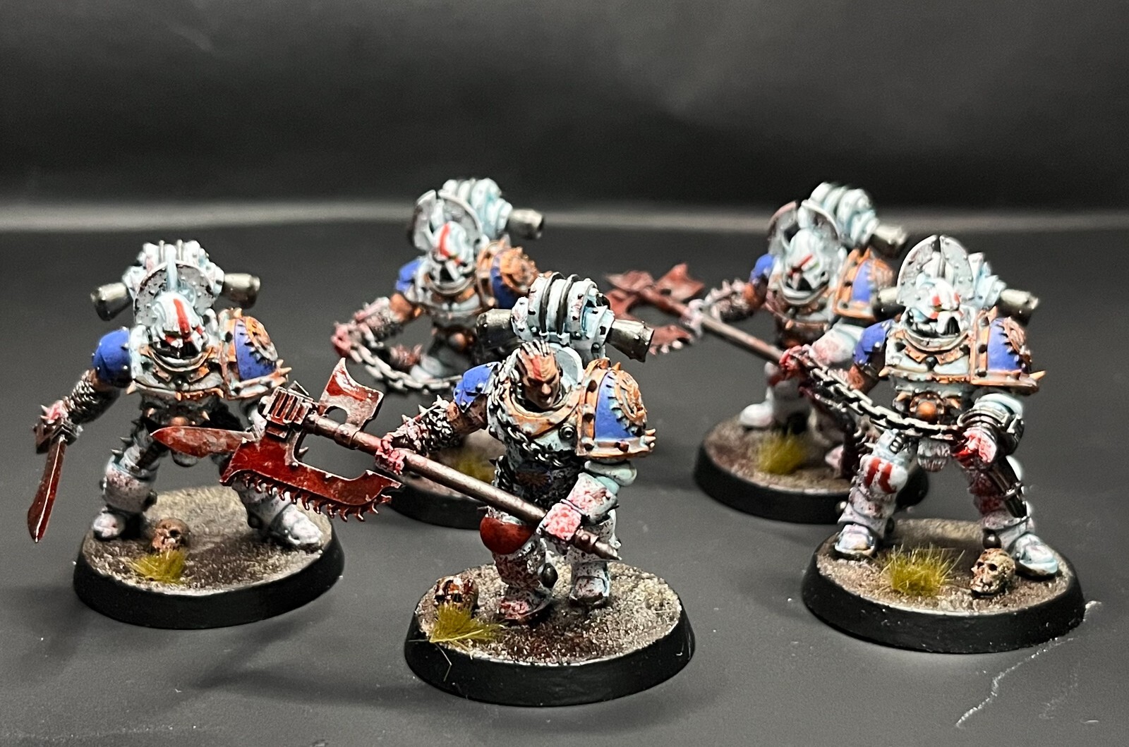 World Eaters Legion Rampager Squad + MKVI Heads painted Warhammer 40k ...