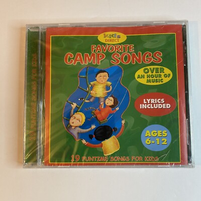 Favorite Camp Songs (CD, 2000) Kids Direct, 19 Songs, Lyrics Included ...