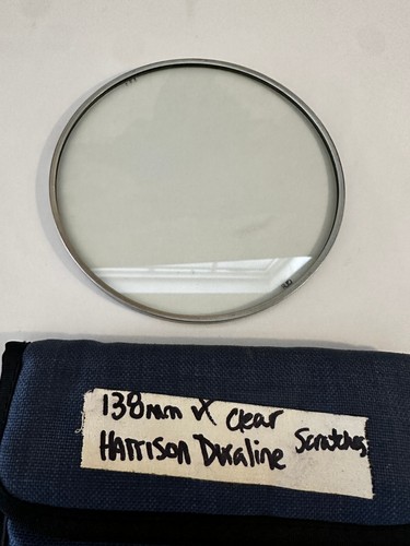 Vintage Harrison Duraline Filter - 138mm (5.375”) CLEAR (scratches) | eBay