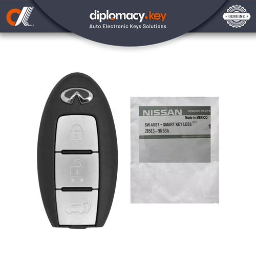 Infiniti QX60 2014 Genuine Smart Remote Key 3 Buttons 433MHz 285E3 ...