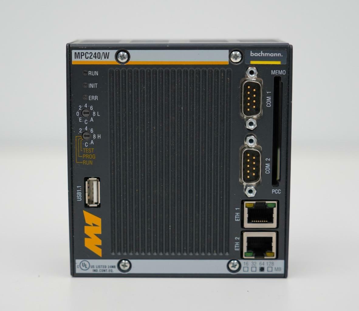 Bachmann MPC 240W-64/0 CF Processor Module, 4 GB CF Card | eBay