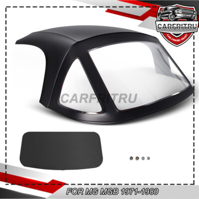 Convertible Soft Top for MG MGB 1971-1980 L4 1.8L Coupe with 3 Plastic ...