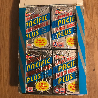 36 NEW Packs (432 cards) 1992 MSL Pacific Plus Pro Soccer Super Hi ...