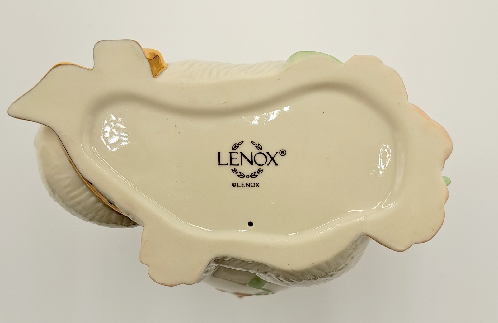 Lenox Cat Kitten Petals & Pearls Bud Vase Gold Trim Figurine Statue 4.5" | eBay