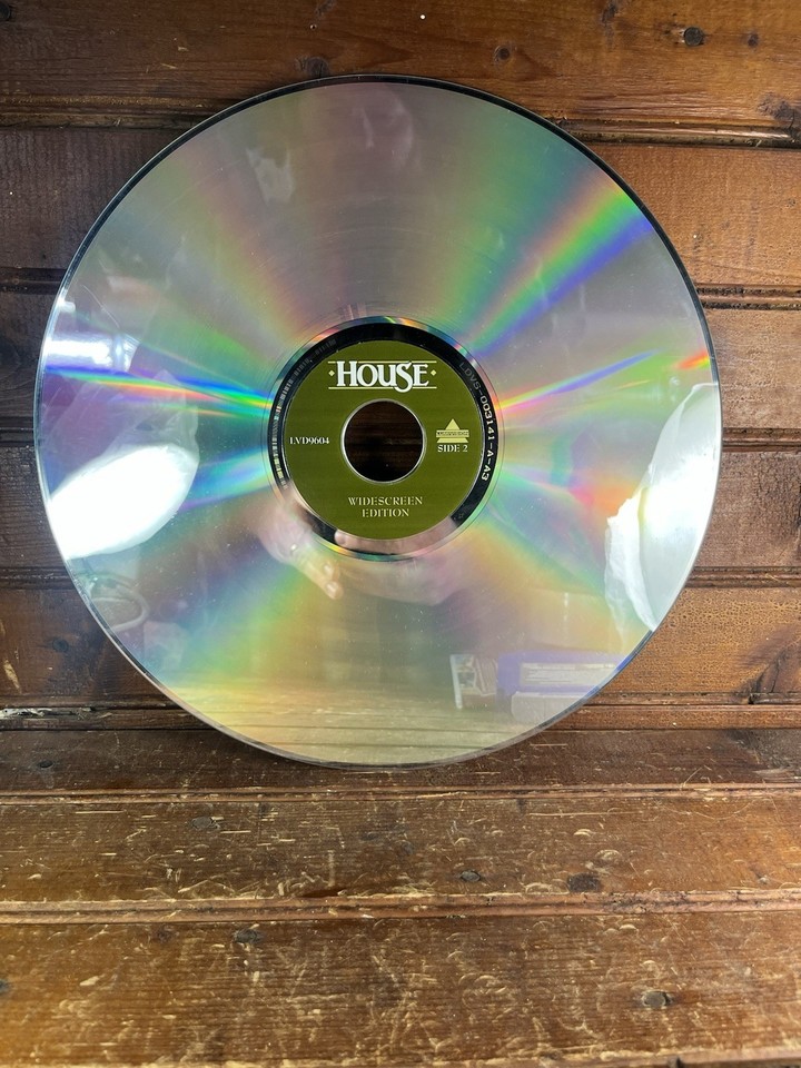 House 1985 Laserdisc Horror Movie Widescreen Edition William Katt Kay ...