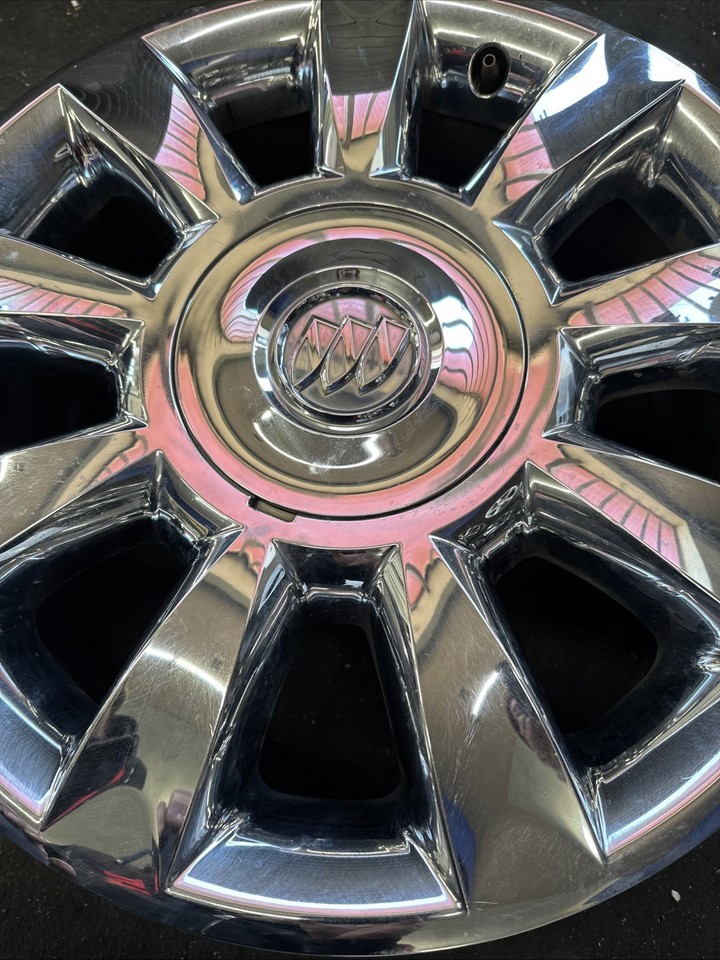 19" BUICK ENCLAVE CHROME CLAD WHEEL 2011-2015 FACTORY OEM 4098 9598454 ...