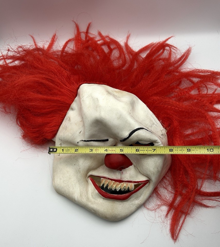 Pennywise "IT" Latex Clown Mask From The 1990s Movie Scary Creepy | eBay