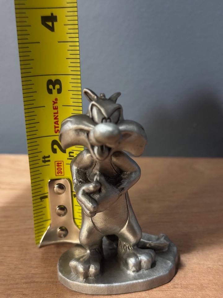 Sylvester Cat Pewter Figurine Warner Bros Rawcliffe Looney Tunes ...