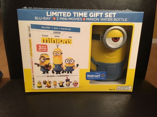 Minions Limited Time Exclusive Gift Set Blu-ray, DVD + 3 Mini Movies ...
