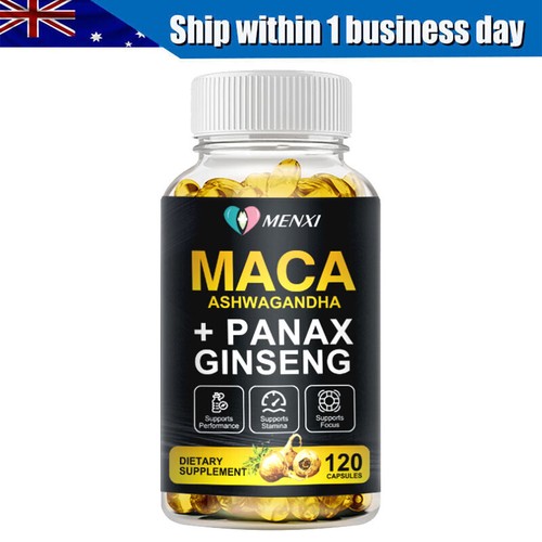 MACA ROOT 10000 MG HIGH POTENCY CAPSULES SUPPORT POWER ENERGY PILLS ...