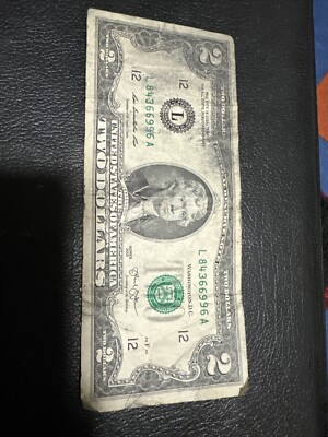 Year 1776 2 Dollar Bill Series 2013 | eBay