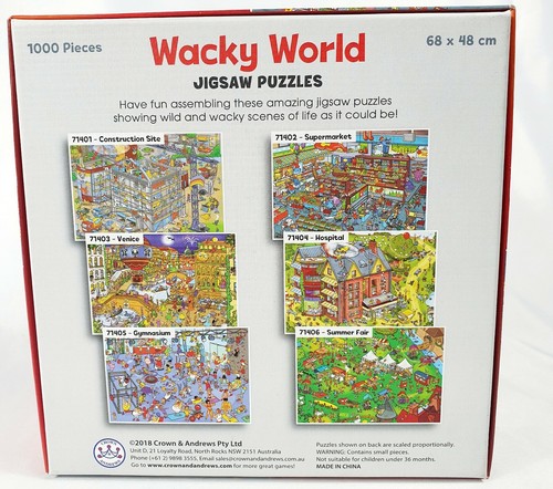 Wacky World - Supermarket 1000 Piece Jigsaw Puzzle (Aussie Seller ...