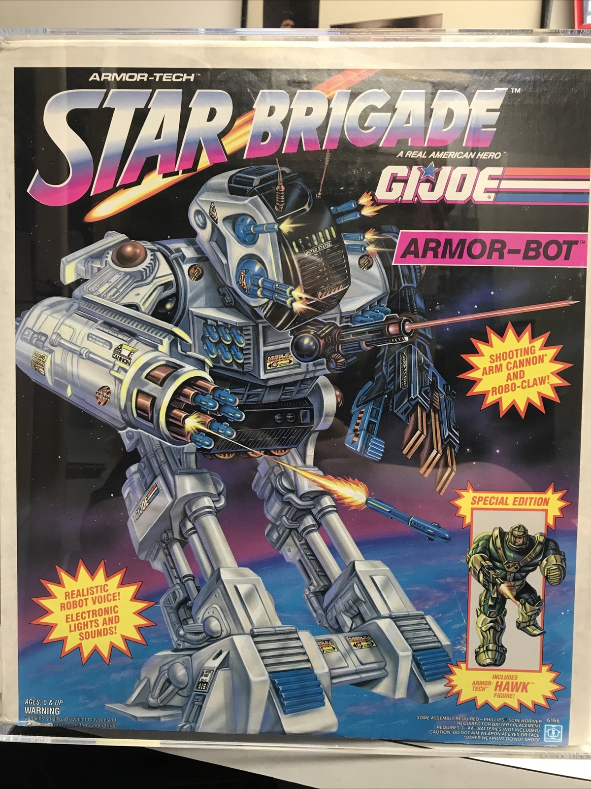 Hasbro+G.I.+Joe+%281993%29+Star+Brigade+Armor-Bot+with+Hawk+Figure for ...