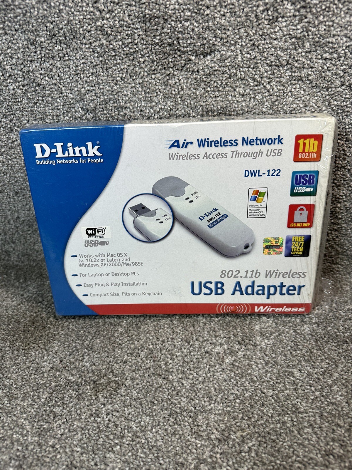 D-link Air DWL-122 (790069255113) Wireless Adapter for sale online | eBay