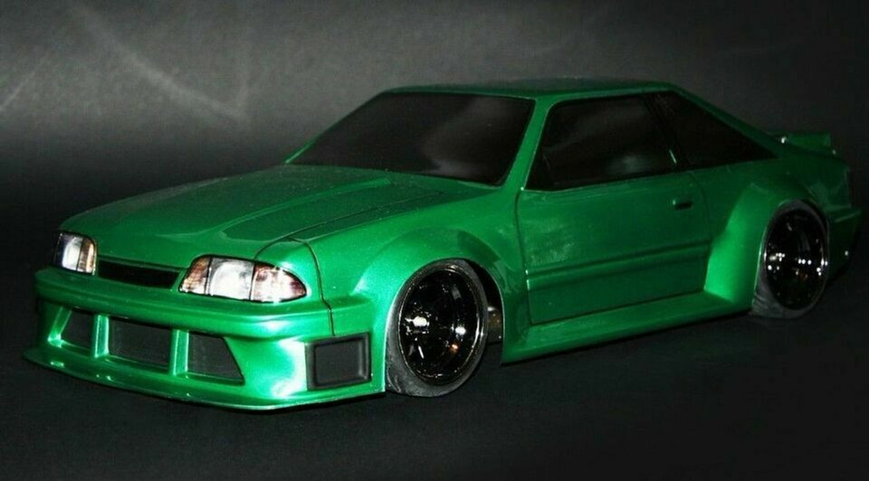 For Traxxas 4TEC Car BODY Shell FORD MUSTANG FOX Include WHEELS ...