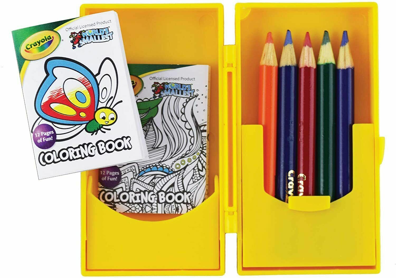 World's Smallest Crayola Coloring Book Set Miniature Pocket Size ...