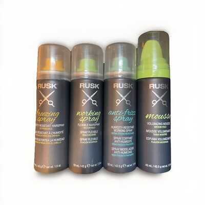 RUSK Freezing Spray Texture Spray , Control Mousse Anti-Frizz Spray 4 ...