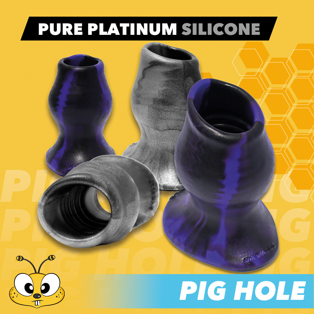 Happibee X Oxballs Pig Hole Butt Plug🍯Couple Hollow Backdoor Anal Dildo Sex Toy | eBay