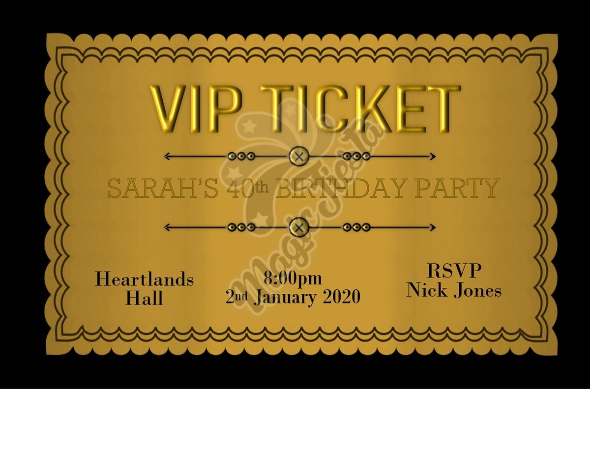 Vip Birthday Invitations Print Outs Neon JUMP VIP Pass Birthday