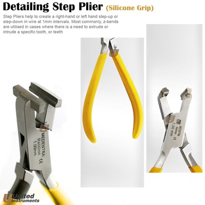 Orthodontic Step Plier 1.00mm Detailing Step Making Twisting Archwire ...