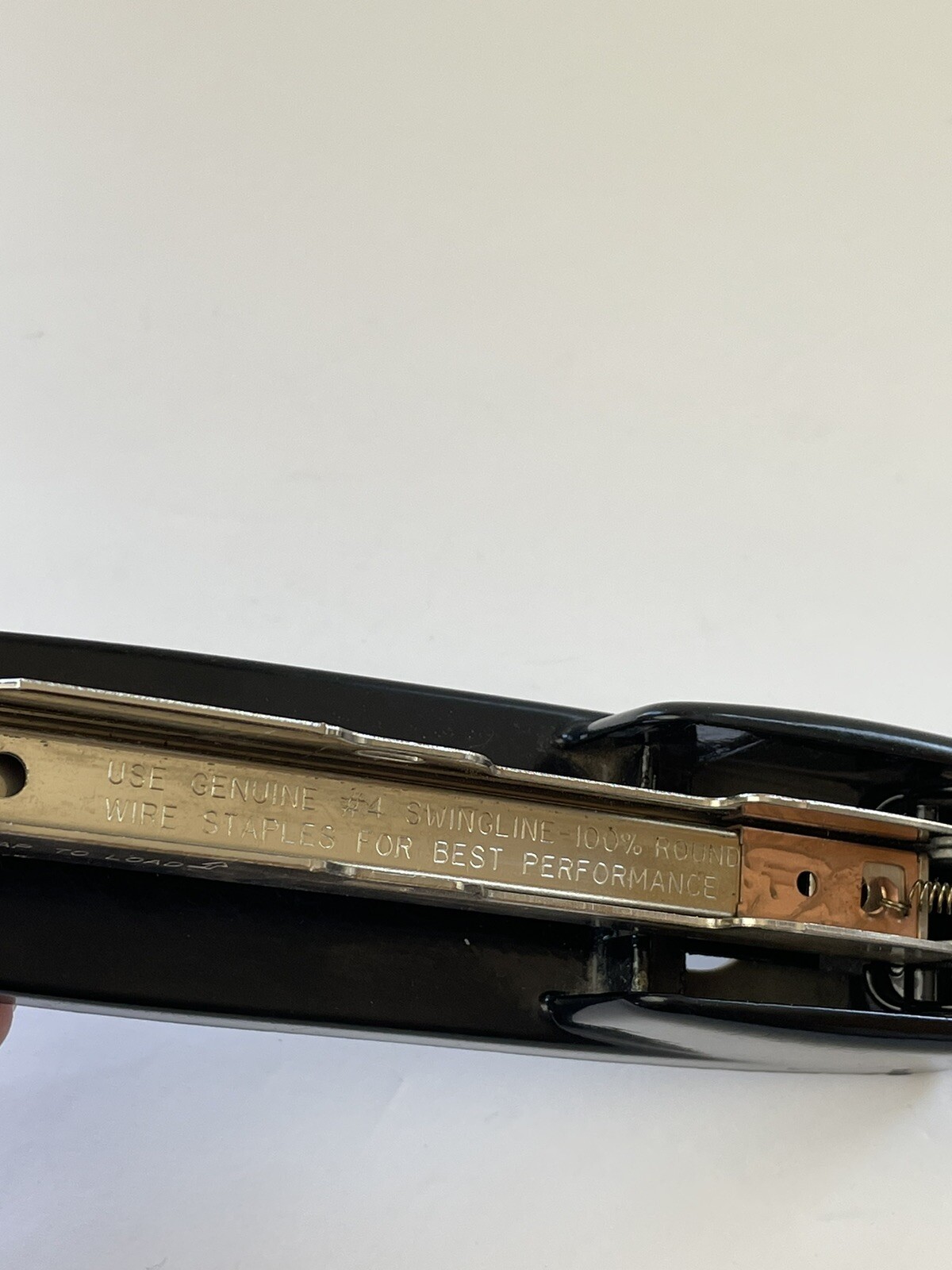 Vintage 747 Swingline Stapler Black Metal Model 94-02 Art Deco Design ...