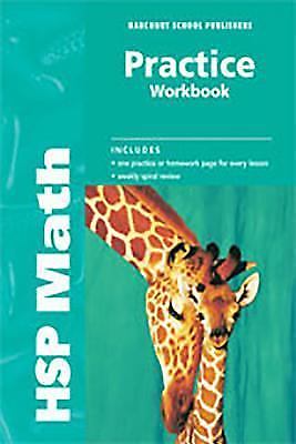 Harcourt School Publishers Math : Practice Workbook Student Edition ...