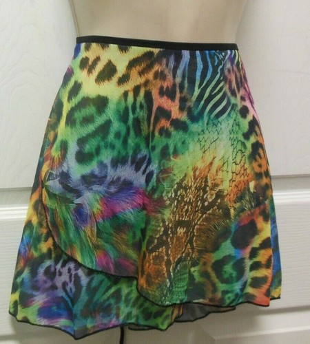 Wrap Skirt Dance Body Wrappers 980 Adult Size M/L Georgette Print ...