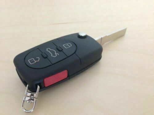 BRAND NEW AUDI A4 A6 A8 TT KEY FOB SHELL REPLACEMENT CASE WITH LOGO and ...