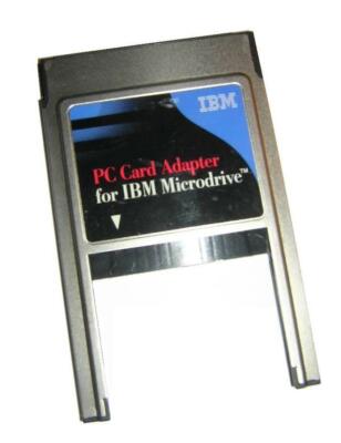 IBM Microdrive PC Card Adapter PCMCIA for CompactFlash - Made in Japan ...