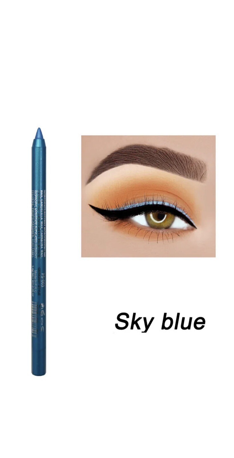 Eyeliner DAVIS Lasting Gel Liquid Liner Colorful Eye Pencil Waterpoof ...