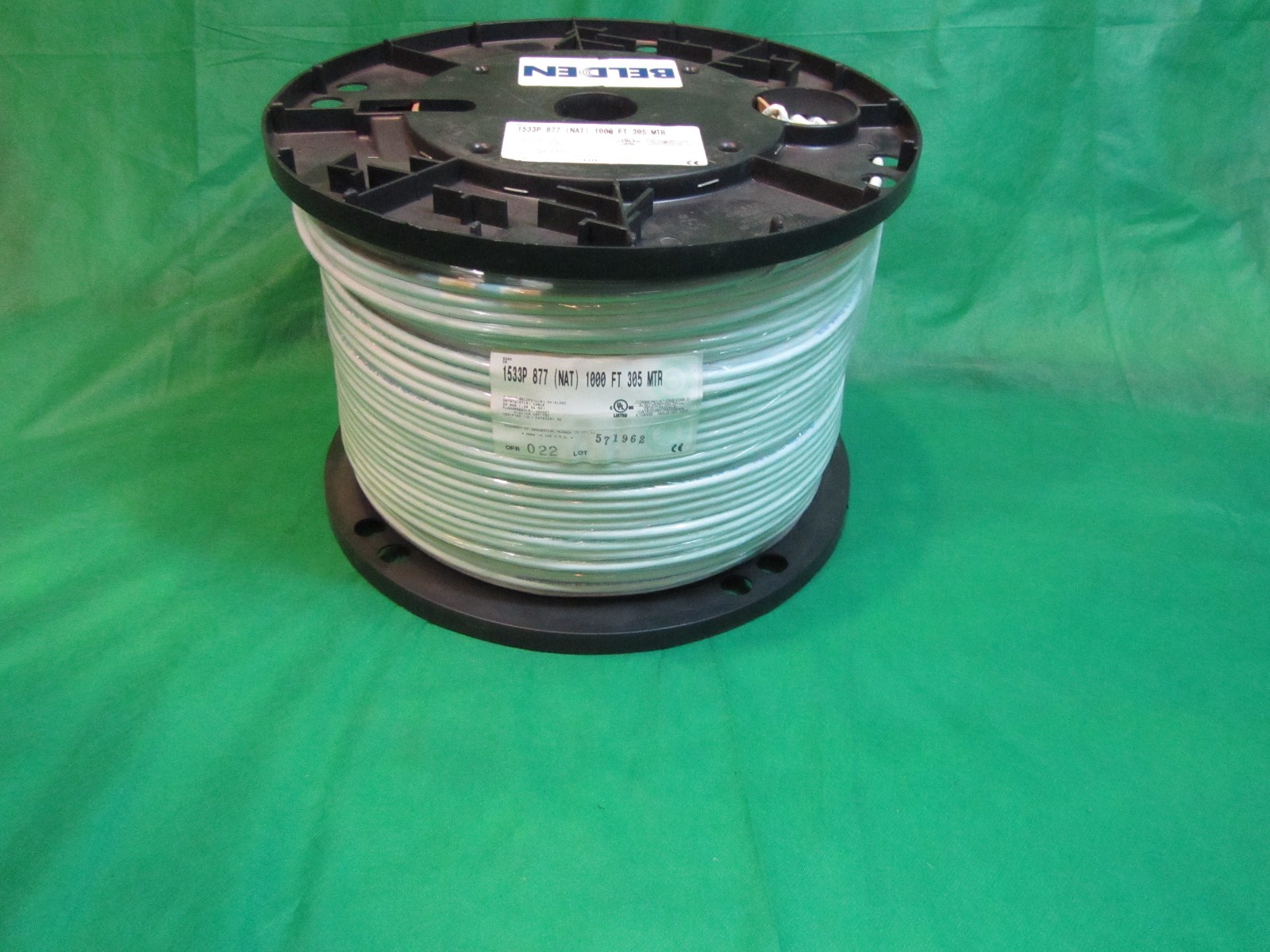 Belden 1533P Plenum 4-Pair DataTwist 5e ScTP White Cable, 1000 Ft. | eBay