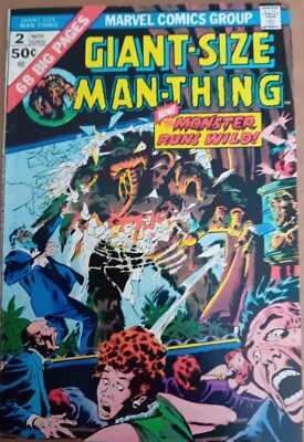 Giant-Size Man-Thing #2 - FN- (5.5) - Marvel 1974 - 50 Cents - John ...